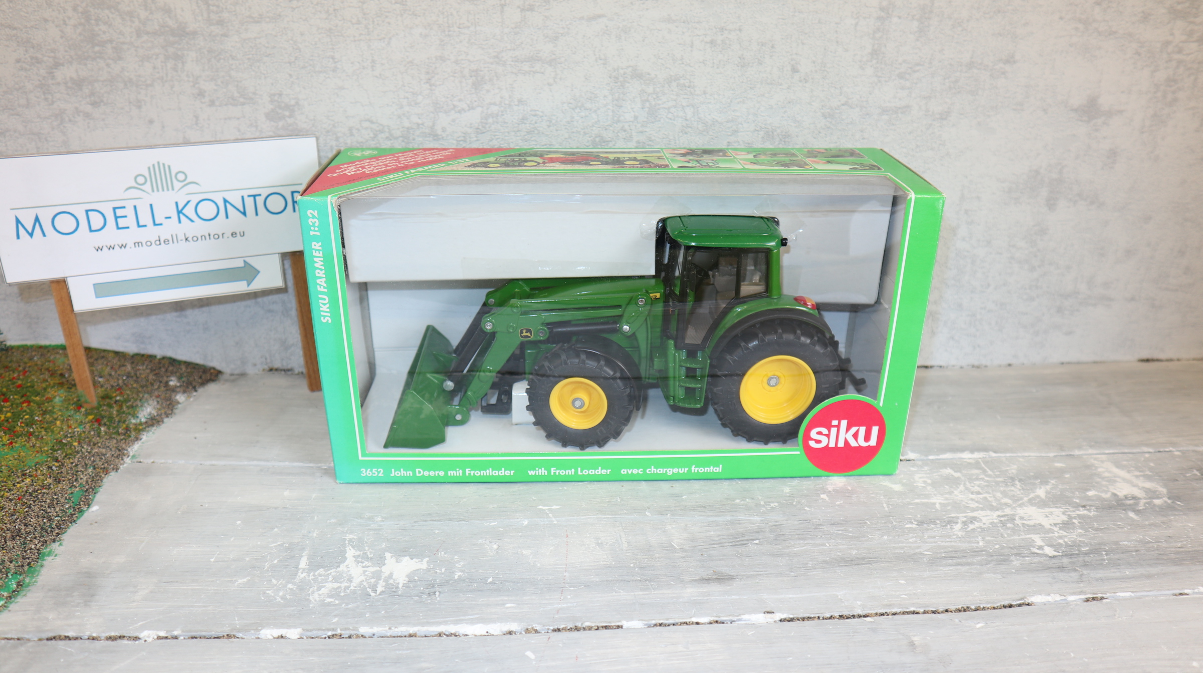 Siku 3652 in 1:32, John Deere 6820 mit Frontlader, Version 1 OHNE ...