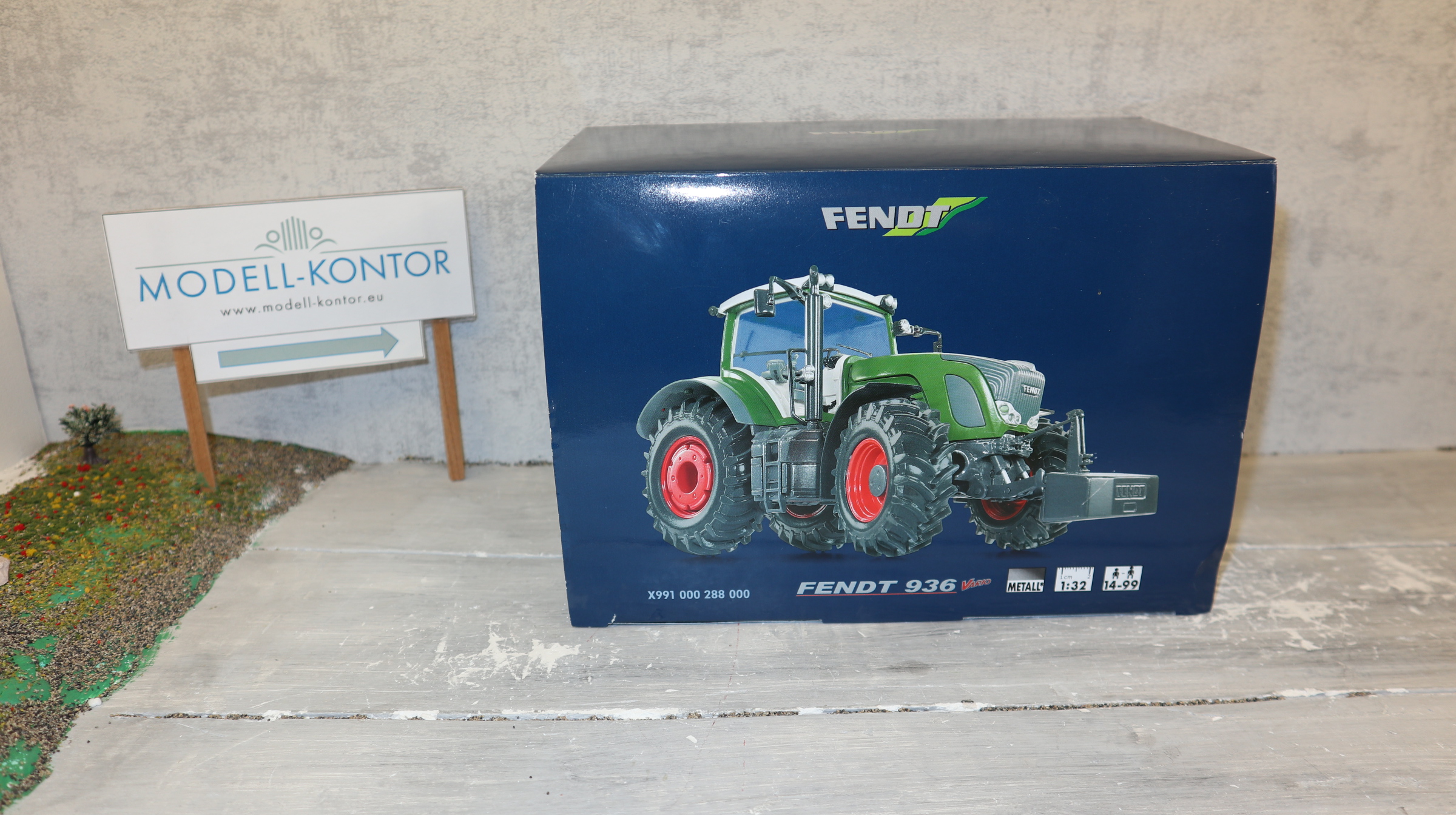 Wiking X991000288000 in 1:32, Fendt 936 in grün, Werbemodell direkt ...
